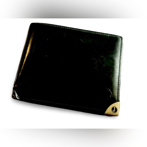 Dunhill | Bags | Dunhill Men Smooth Black Leather Bifold Wallet 45x4 ...